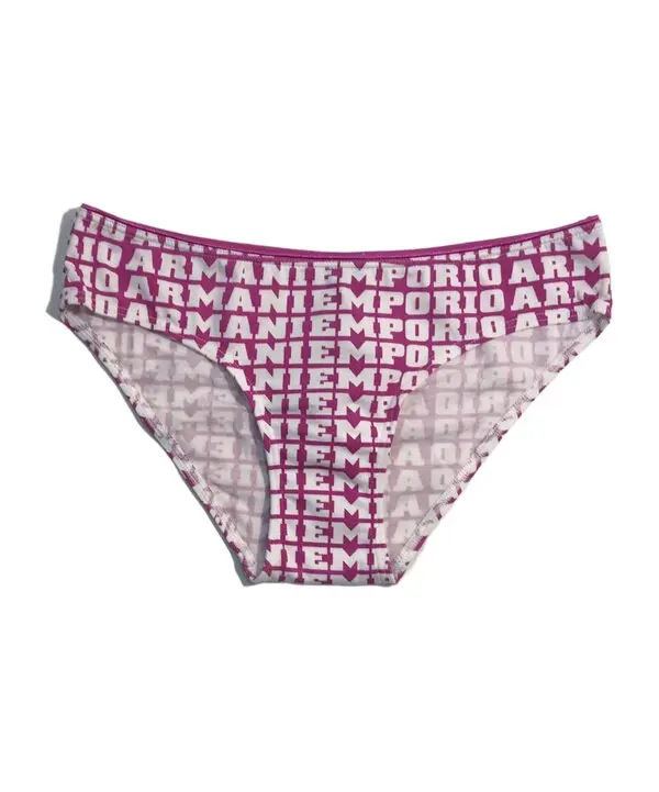 Emporio Armani Logo Printed Briefs Pants - Pink