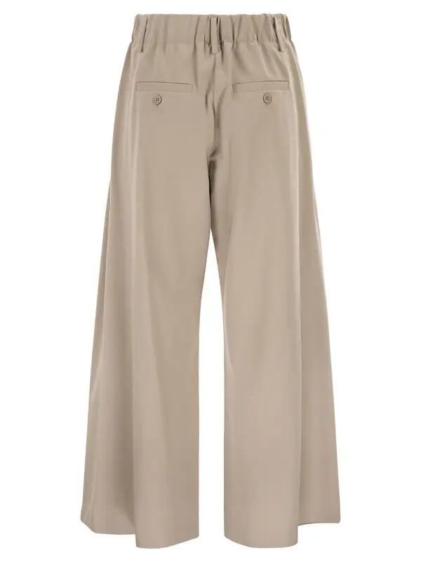 Brunello Cucinelli Drawstring Straight-leg Trousers