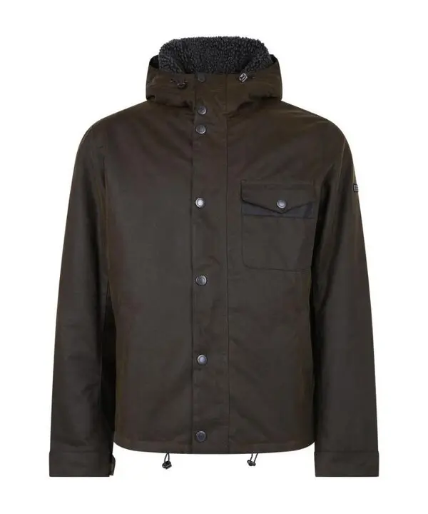 Barbour Button-up Hooded Winter Jacket