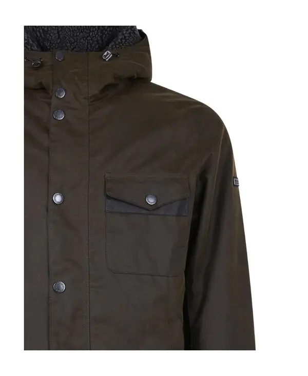 Barbour Button-up Hooded Winter Jacket
