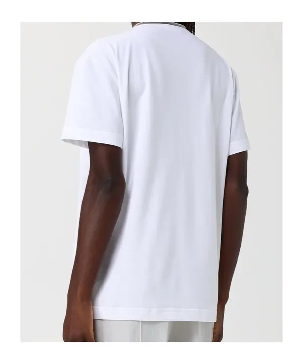 Fabiana Filippi V-neck T-shirt With Embellished Collar