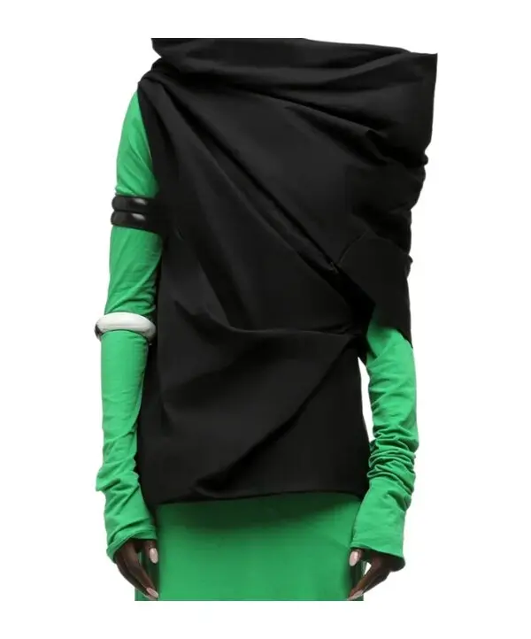 ENTIRE STUDIOS Draped Asymmetric Skirt