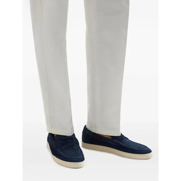 Brunello Cucinelli Suede Loafer Sneakers - Black