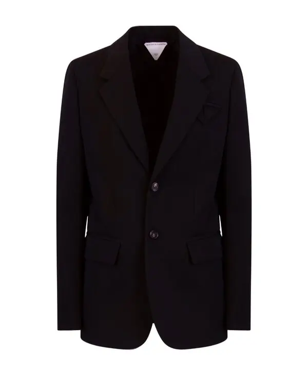 Bottega Veneta Single-breasted Blazer - Black