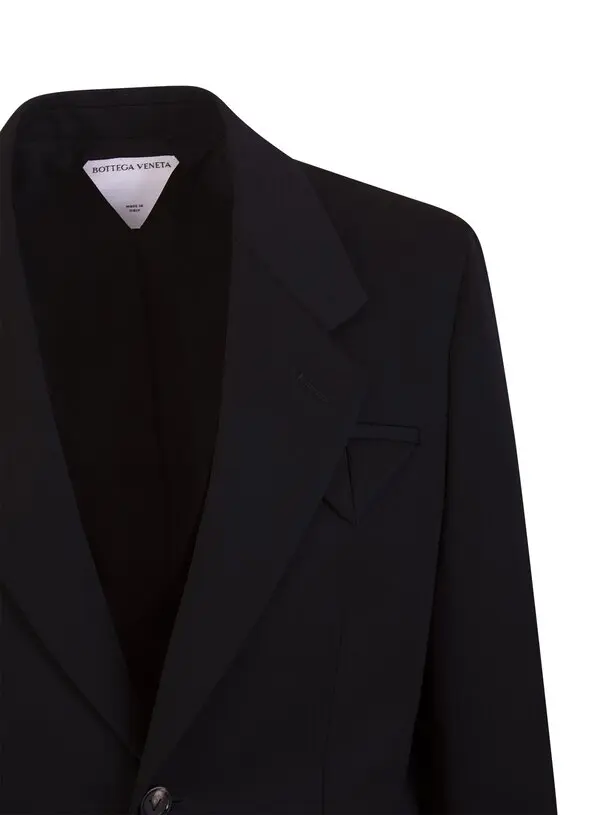 Bottega Veneta Single-breasted Blazer - Black