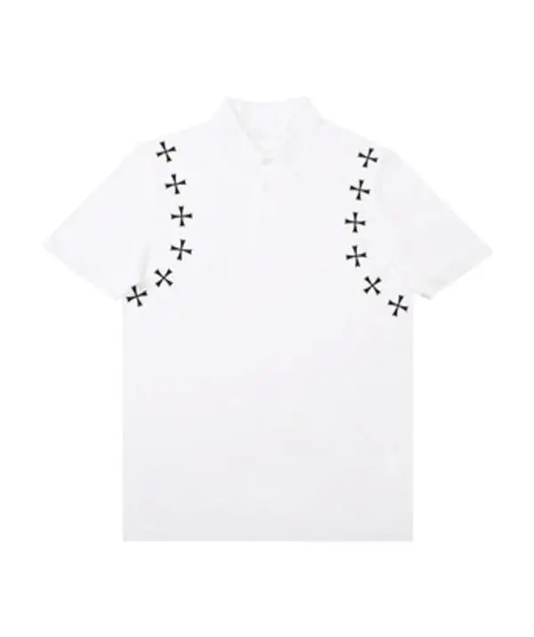 Neil Barrett Logo Polo Shirt - White