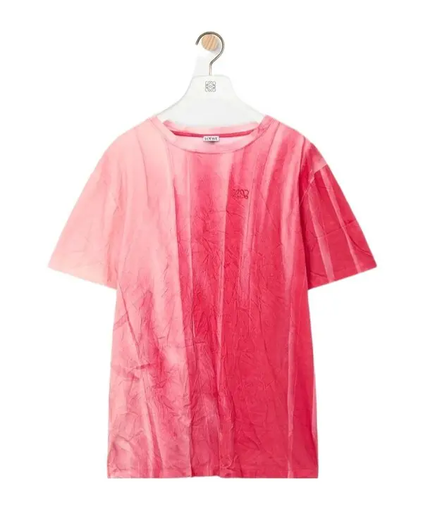 Loewe Crinkled T-shirt - Red