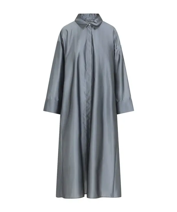 Max Mara Anna Long-sleeved Dress - Gray