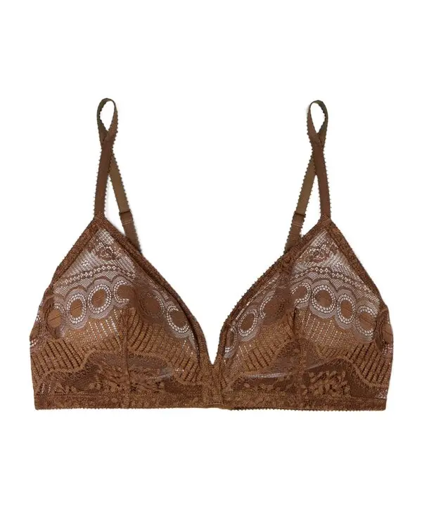 ERES Fragrance Triangle Bra - Brown