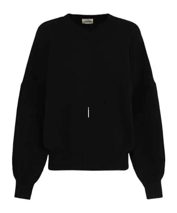 Khaite Wolfe Cashmere Knit Sweater - Black