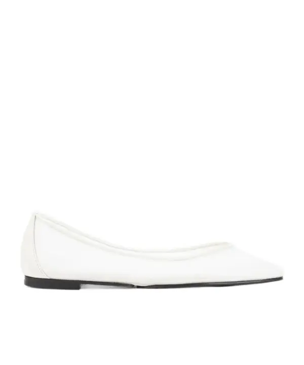 Jacquemus Pointed Ballet Flats - White