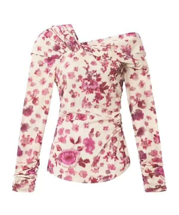 Isabel Marant Étoile Danka Printed Draped Top