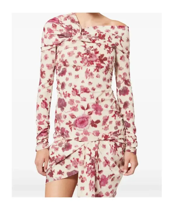 Isabel Marant Étoile Danka Printed Draped Top