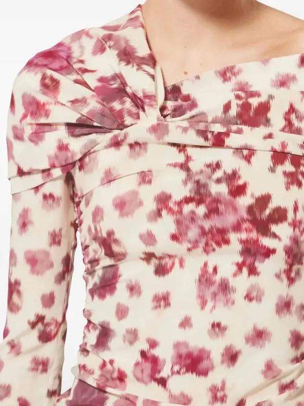 Isabel Marant Étoile Danka Printed Draped Top