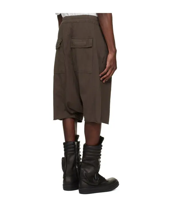 Rick Owens Drawstring Split Shorts