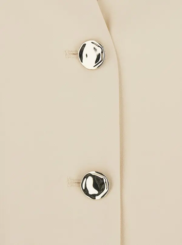 TWINSET Buttoned V-neck Gilet Jacket