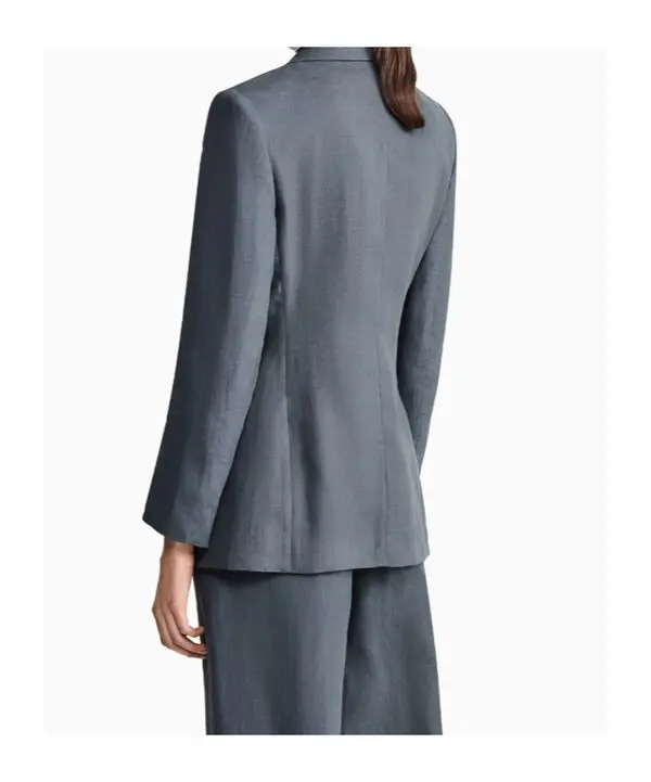 Giorgio Armani Single-breasted Peak-lapel Blazer - Grey
