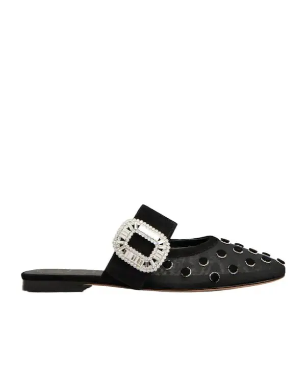 ROGER VIVIER Belle Vivier Polka Dot Mules