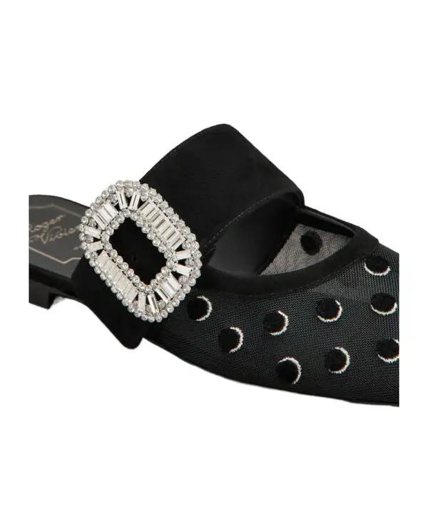 ROGER VIVIER Belle Vivier Polka Dot Mules
