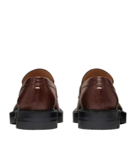 MAISON MARGIELA Tabi County Tejus-print Loafers