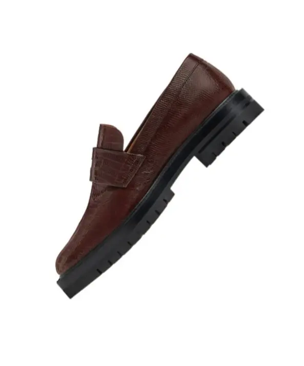 MAISON MARGIELA Tabi County Tejus-print Loafers