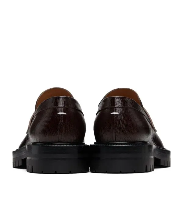 MAISON MARGIELA Tabi County Tejus-print Loafers