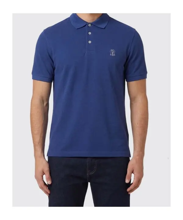 Brunello Cucinelli Collared Short-sleeve Polo Shirt