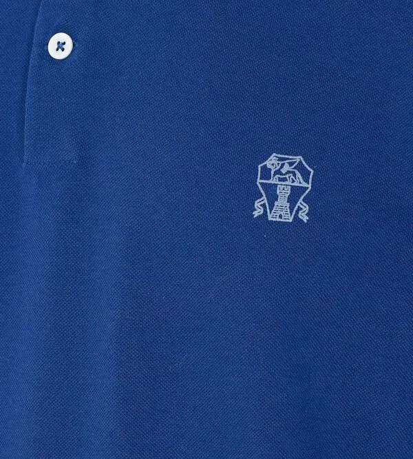 Brunello Cucinelli Collared Short-sleeve Polo Shirt