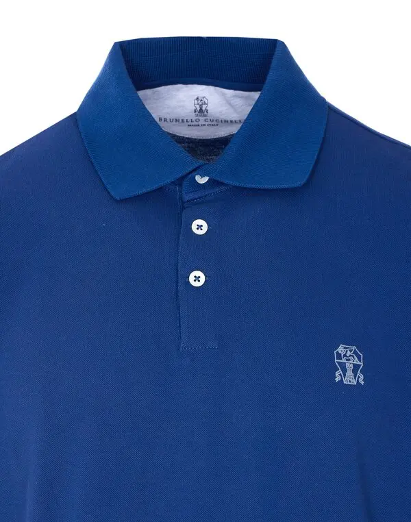 Brunello Cucinelli Collared Short-sleeve Polo Shirt