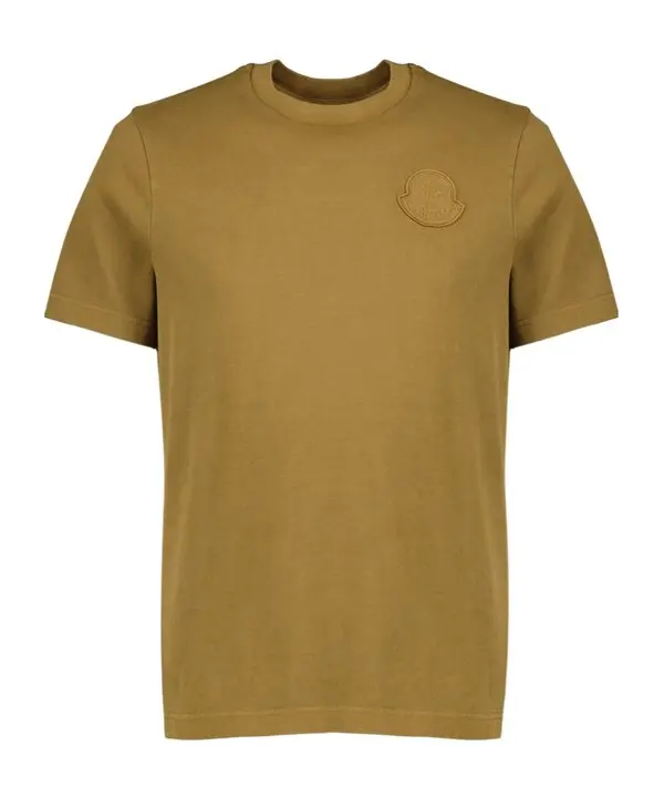 Moncler Logo Patch Cotton T-shirt