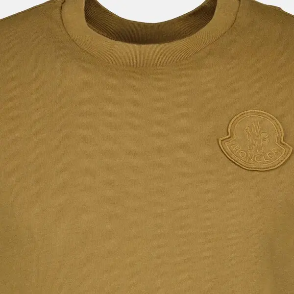 Moncler Logo Patch Cotton T-shirt