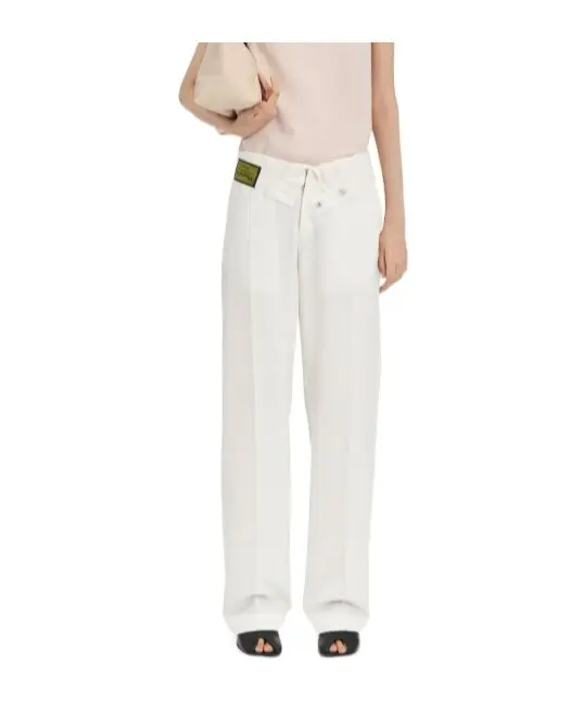 MAISON MARGIELA Reverse Waistband Trousers - Cream
