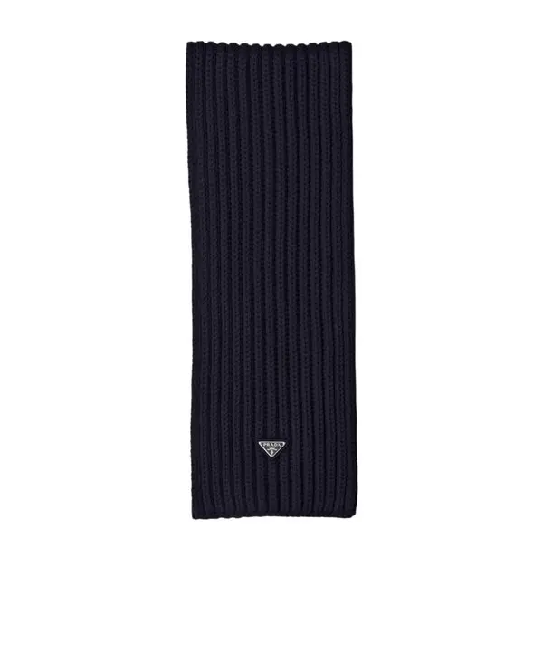 Prada Wool Scarf - Blue