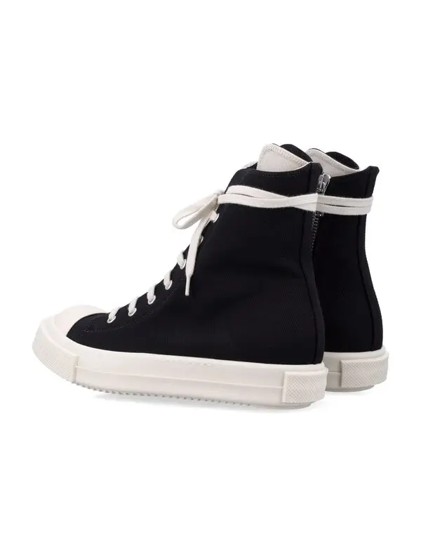 Rick Owens Lace-up High-top Sneakers - Black