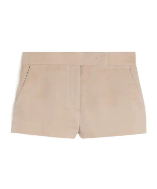 Max Mara Tailored Buttoned Shorts - Camel