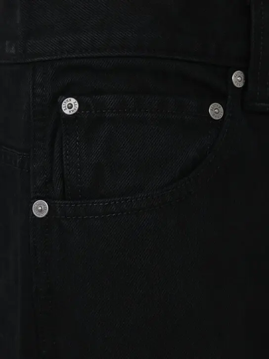 Khaite Bonnie Denim Straight Jeans - Black