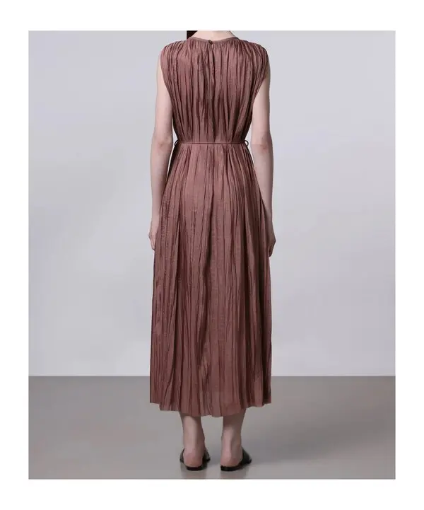 ROBERTO COLLINA Ruched Tie Dress - Red