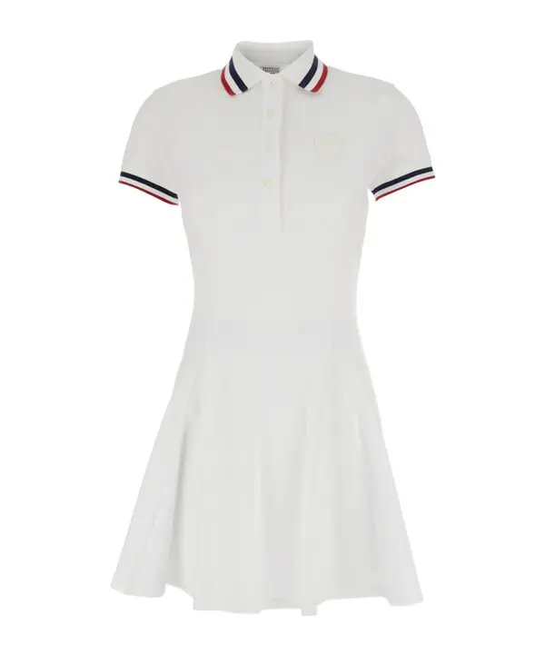 Brunello Cucinelli Logo Detailed Short Sleeve Dress - No