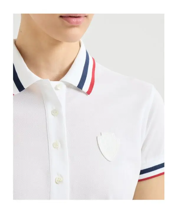 Brunello Cucinelli Logo Detailed Short Sleeve Dress