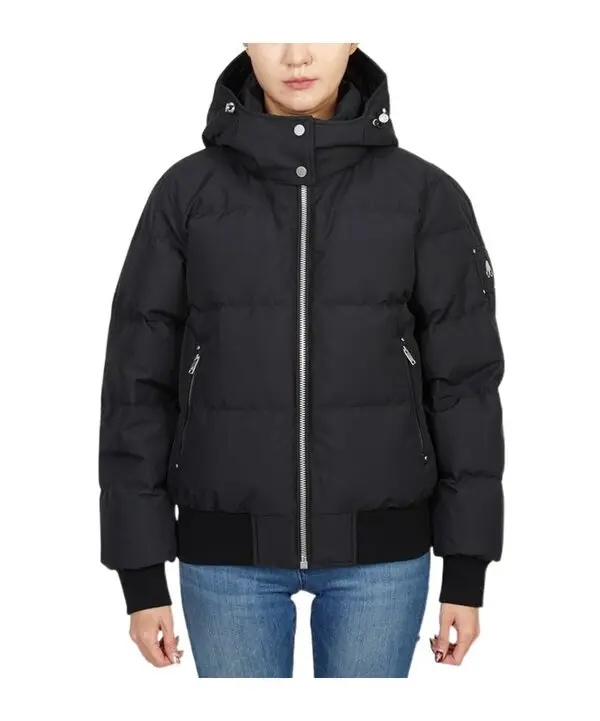 Moose Knuckles Long-sleeved Hooded Down Jacket