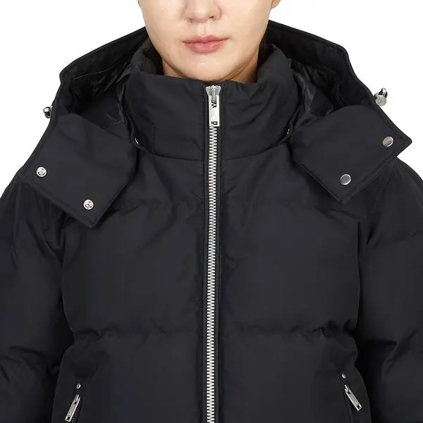 Moose Knuckles Long-sleeved Hooded Down Jacket