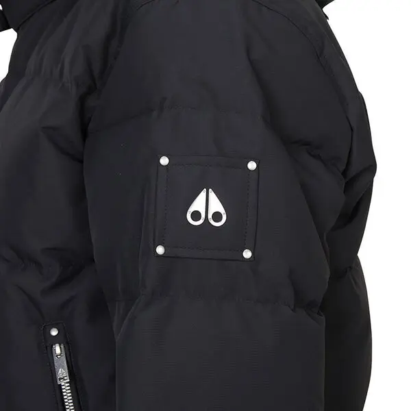 Moose Knuckles Long-sleeved Hooded Down Jacket