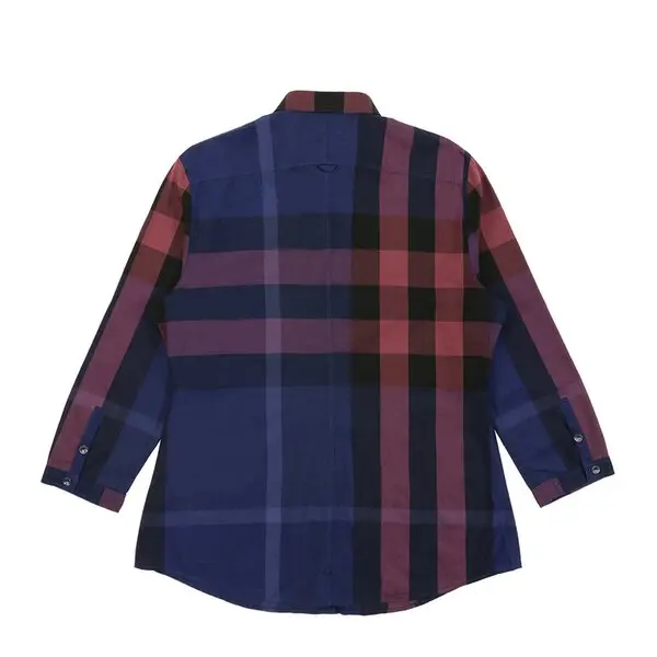 Burberry Plaid Long-sleeved Shirt
