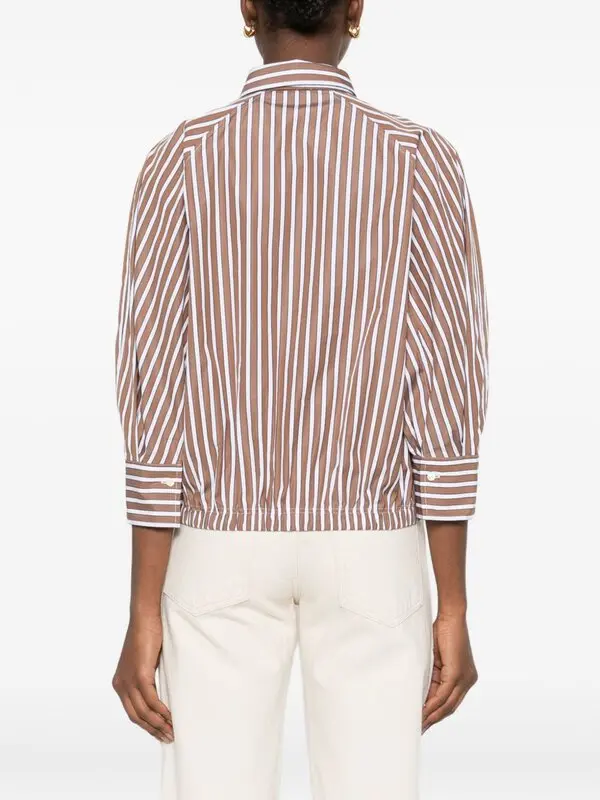 Brunello Cucinelli Striped Long-sleeve Shirt - Multi-color