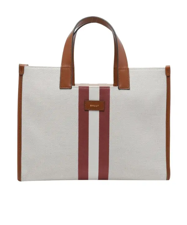 Bally Stripe Easy Tote Bag - Gray