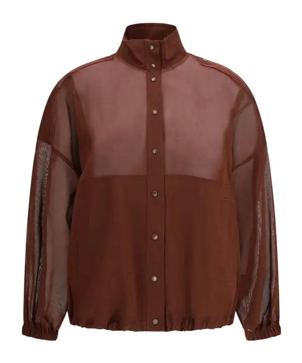 Brunello Cucinelli Monili Sheer Jacket - No