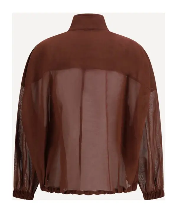 Brunello Cucinelli Monili Sheer Jacket - No