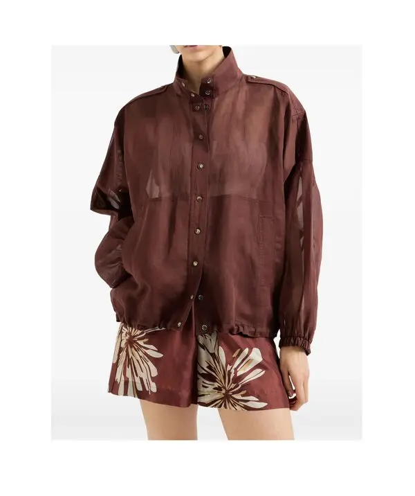 Brunello Cucinelli Monili Sheer Jacket - No