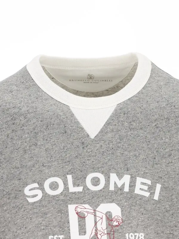 Brunello Cucinelli Printed Jersey T-shirt