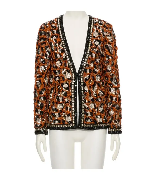 Valentino Garavani V-neck Long-sleeved Jacket - Multicolor